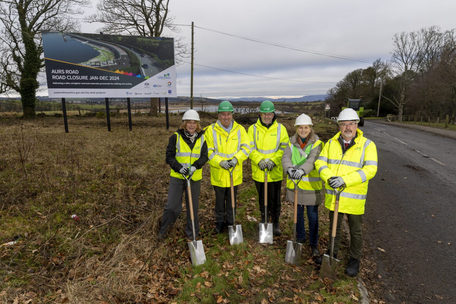 Groundbreaking ceremony marks the start of £22.68m Aurs Road ...