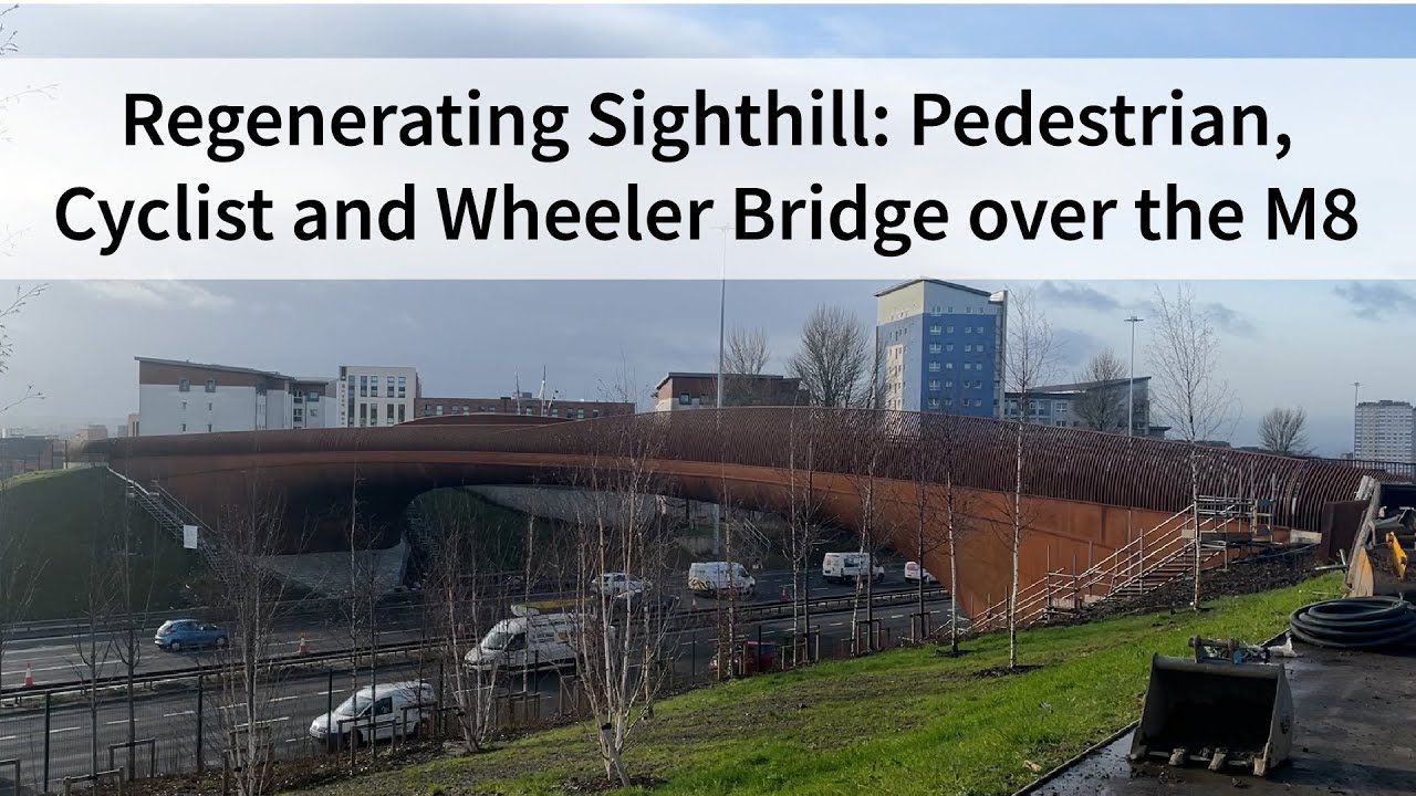 Landmark Sighthill Bridge over the M8 soon open to the public